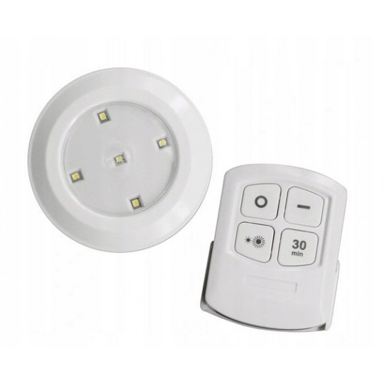 Lampka Bezprzewodowa Lampa LED na baterie pilot
