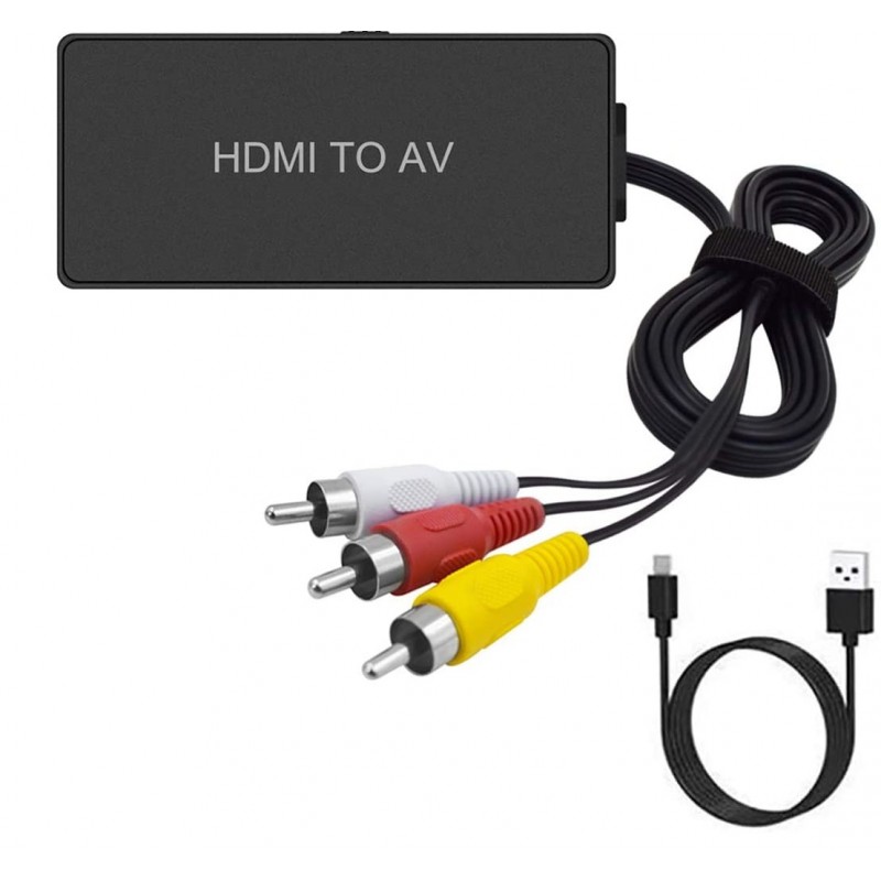 Konwerter HDMI do RCA Adapter AV CINCH CVBS Konwerter HDMI do RCA Adapter AV CINCH CVBS