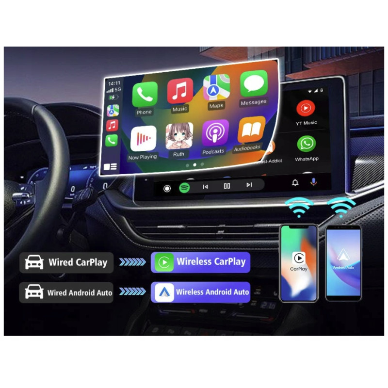 Carlinkit 5.0 2Air Bezprzewodowy Moduł Carplay Android Auto Carlink Apple