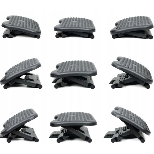 Podnóżek Biurowy Podstawa Regulowany pod Biurko na Stopy Regulacja